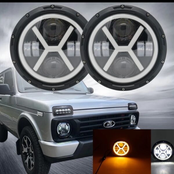 X SHAPE 7 INCH CREE LED PANNEL LIGHT - Chaudhry Autos PK