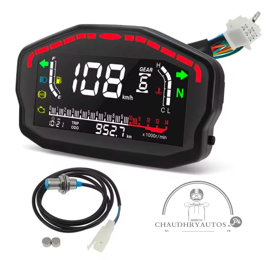 TABLET STYLE DIGITAL SPEEDO METER (M-02) - Chaudhry Autos PK